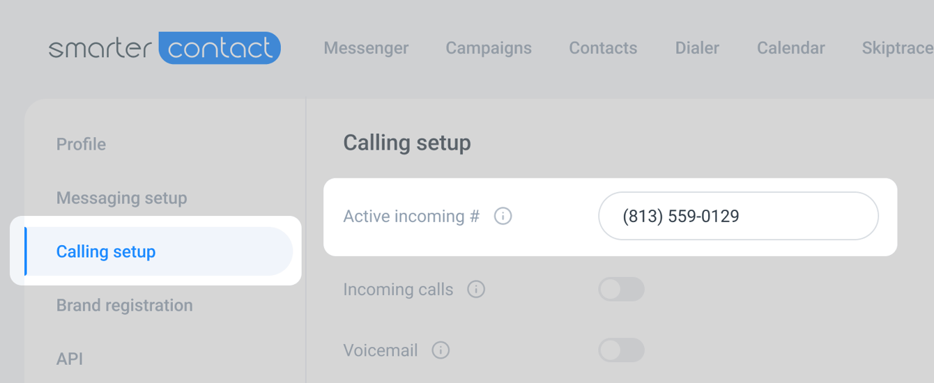 Setting up callbacks and voicemail for the Power Dialer